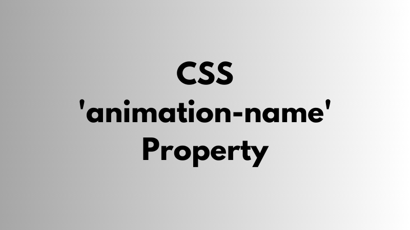 Css Animation Name Property Explained In 180 Sec April 2024 Webzstore Solutions